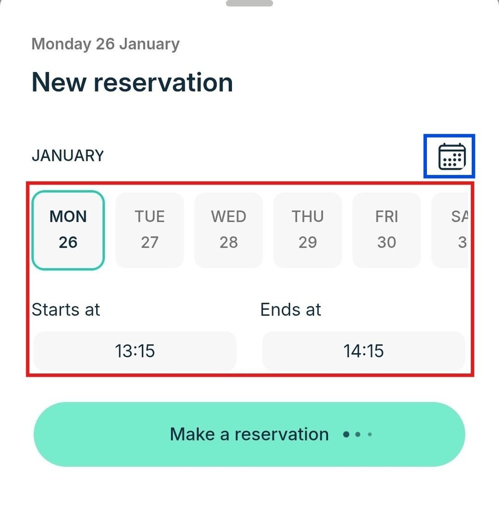 Izix New App: How to Create a Parking Reservation
